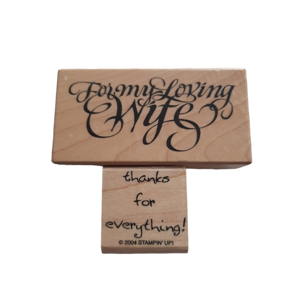 Stampin' Up! | Office | Stampin Up Retiredfor My Lovin Wife 2 Pieces ...